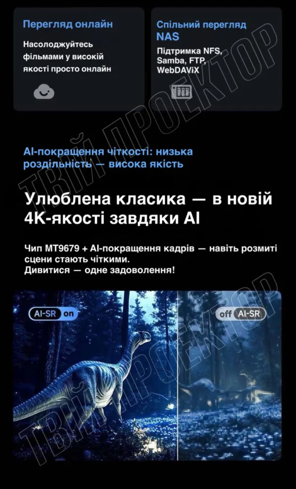 Проектор Vidda M2 Pro 4K (2025) – Твій проектор